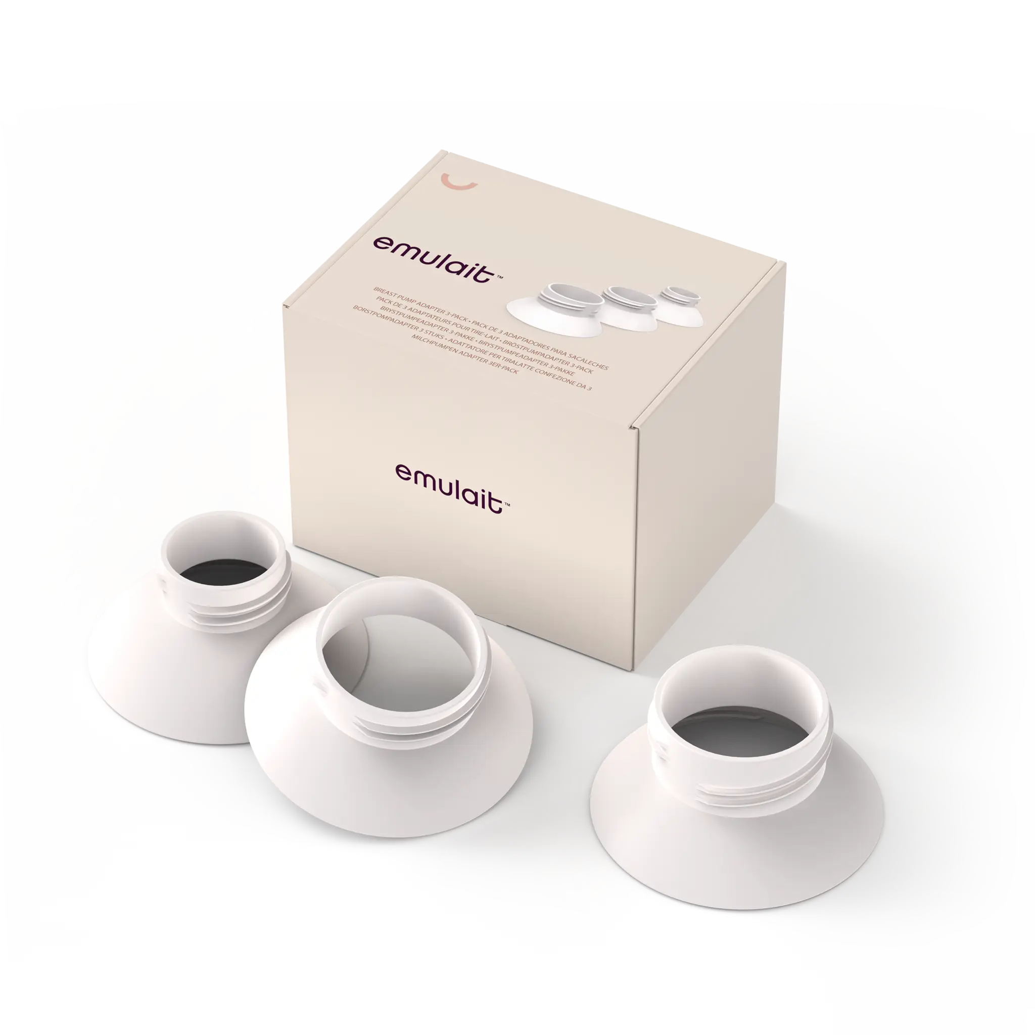 Breast Pump Adapter 3-Pack | Emulait